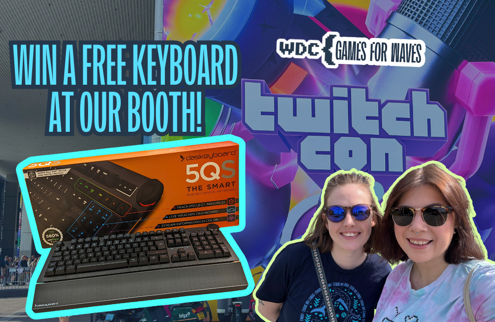 Win a Keyboard at our TwitchCon 2025 Booth | Whale and Dolphin Conservation